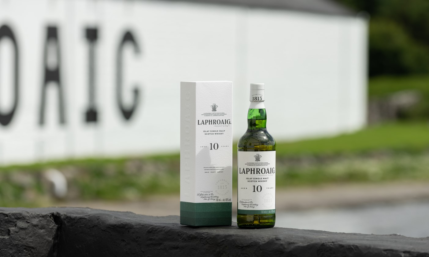 Laphroaig revamps packaging and claims 30% carbon reduction