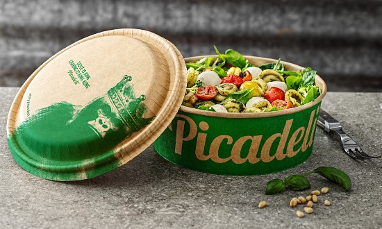 Graphic Packaging launches fiber-based snap-closing lid