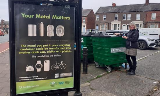 Cumbria residents encouraged to recycle their metal packaging