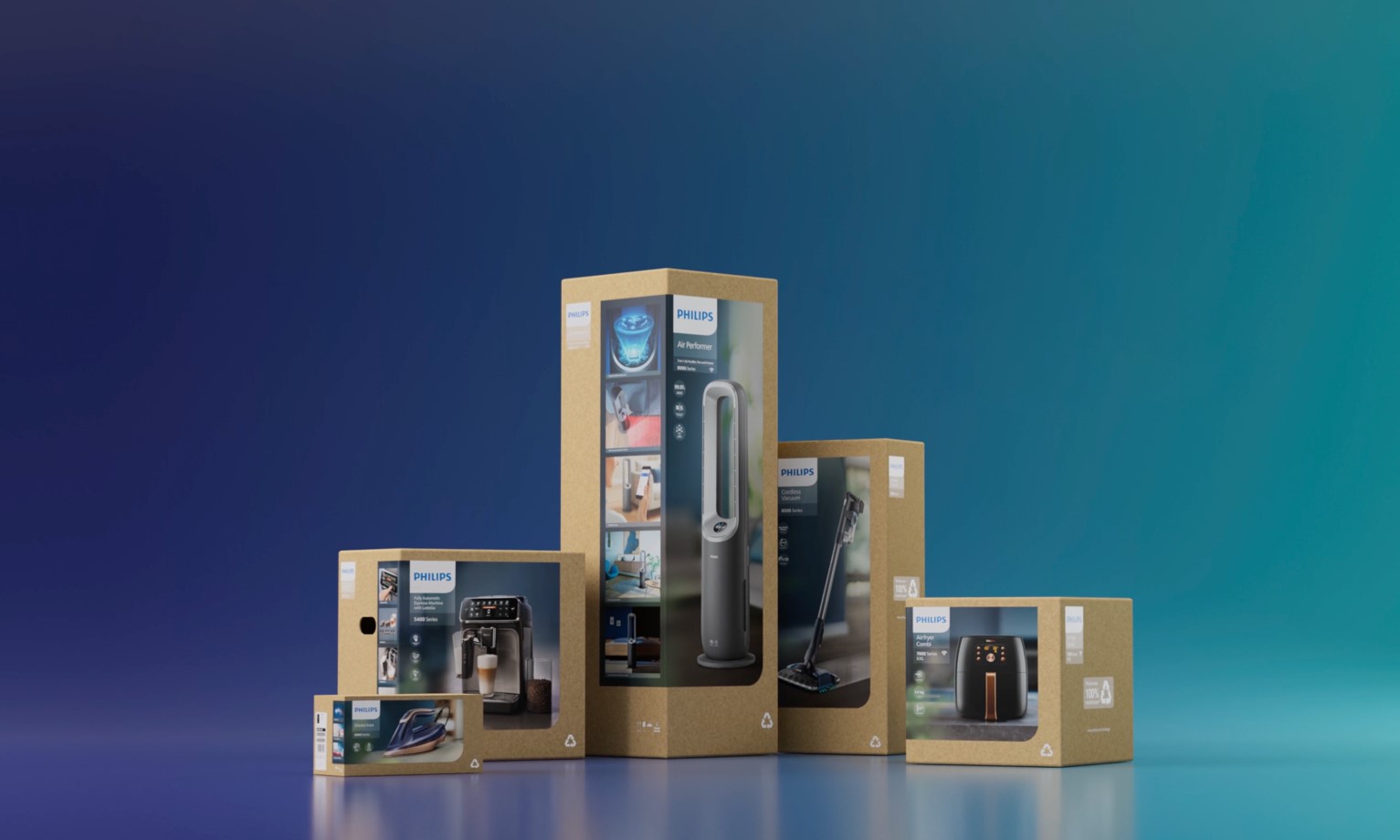 Philips home appliance products get new packaging from DS Smith