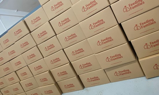 Durham Box supports Feeding Families charity with box donations