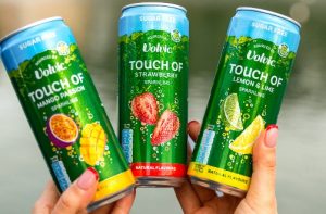 Volvic launches Touch of Fruit Sparkling Sugar Free in cans