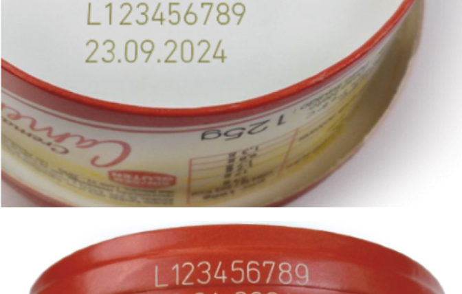 Macsa ID UK highlights laser coding for printed cardboard pots for cheeses