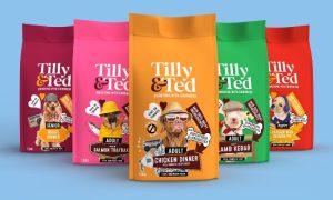 Slice Design creates packaging design for Tilly & Ted pet food