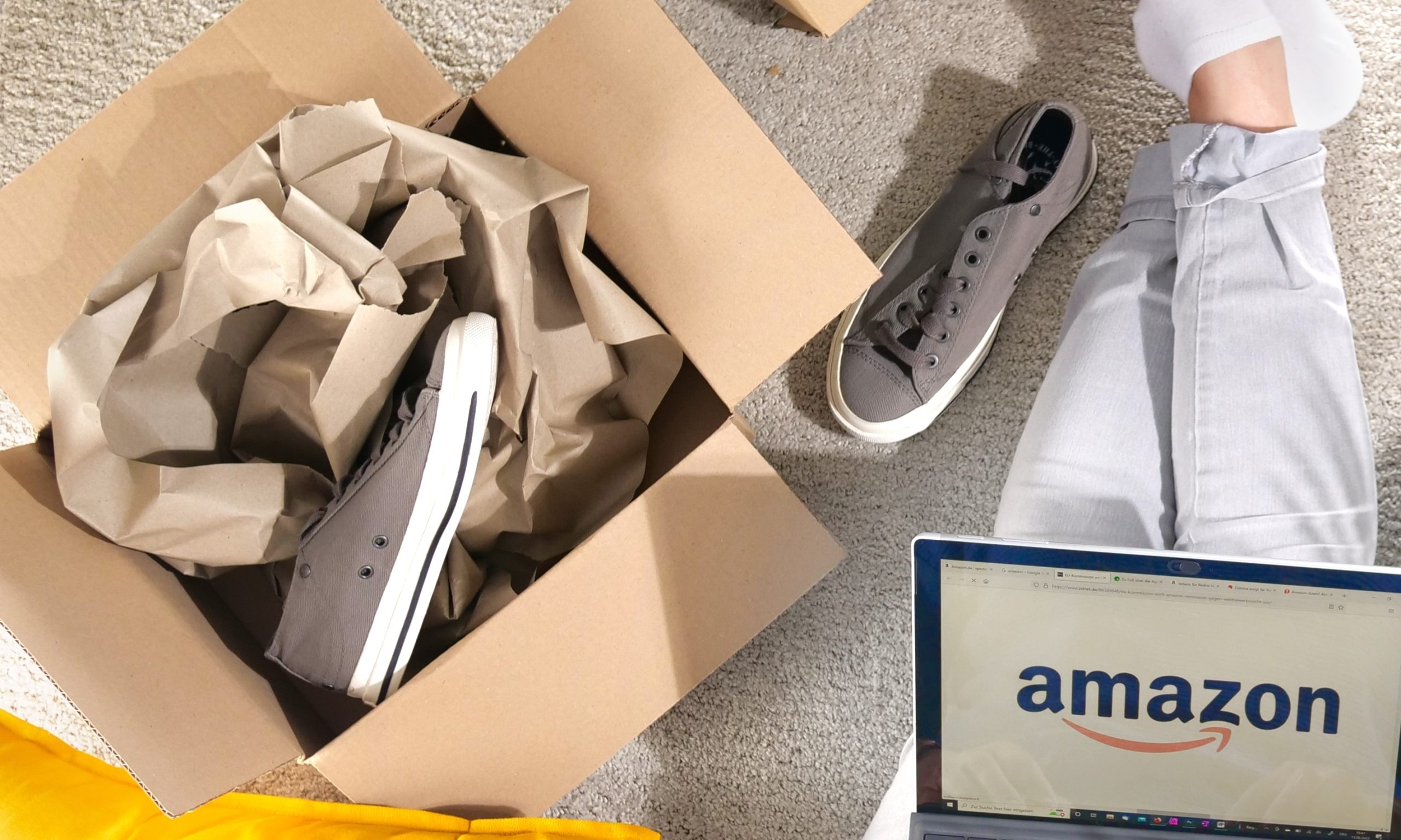 Amazon replaces plastic air pillows with paper for delivery packaging ...