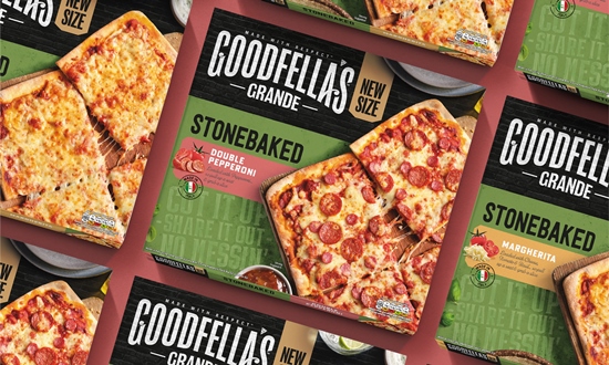 Sun Branding designs packaging for Goodfella’s new Grande pizza