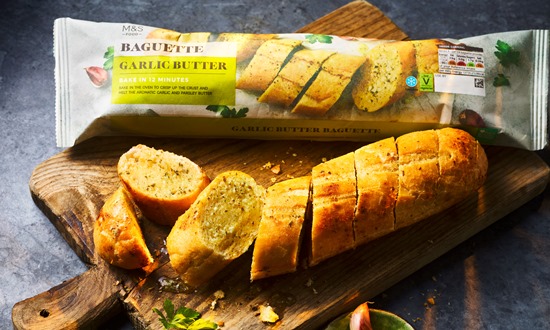 Marks & Spencer switches garlic baguettes to paper packaging