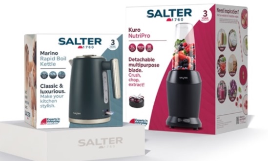 Salter refreshes branding & packaging
