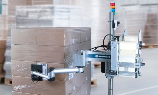 Domino launches Mx-Series electric pallet labeller and box labeller