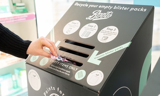 Boots rolls out national blister pack recycling scheme