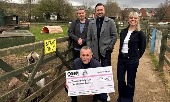 The Wilkins Group donates to struggling Nottingham city farm