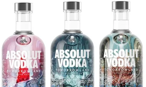 Absolut launches limited edition bottle with Tomorrowland