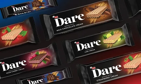Slice Design crafts new packaging for Dare snacks