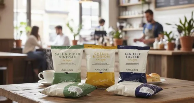 Parkside renews partnership with Two Farmers for compostable crisp packets