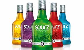 Bulletproof revamps Sourz spirits packs