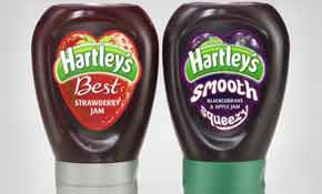 Graham Packaging supplies Hartley's squeezy jam jar