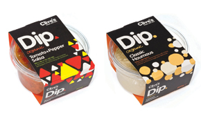 Organic dip range aims to stand out with 'abstract' pack design