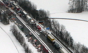 Transport hit by worst snow for 18 years