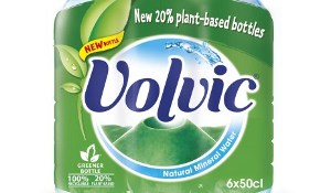 Volvic to introduce sugar cane-based PET in December