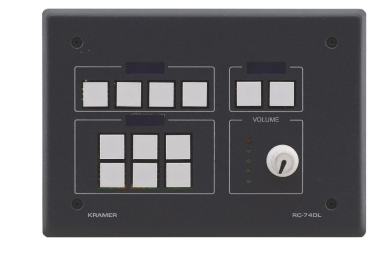 Kramer introduces RC-74DL Master Room Controller | AV Magazine