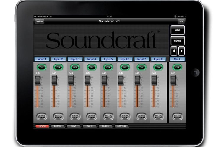Soundcraft adds Vi Series Console Control to ViSi Remote iPad app | AV ...
