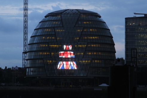Drive Productions create large LED display on City Hall in London | AV ...