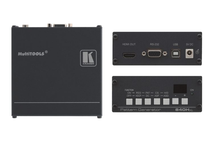 Kramer introduces 840Hxl HDMI Test Pattern Generator | AV Magazine
