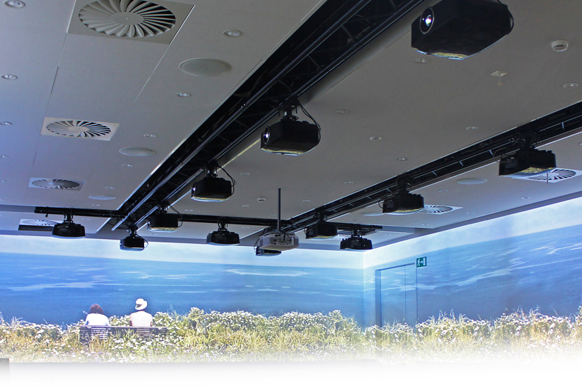 Optoma supplies 30 projectors to ING for 270-deg projection experience ...