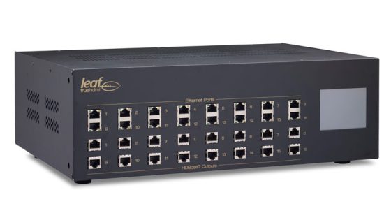 Leaf debuts 20x20 matrix at ISE 2013 | AV Magazine