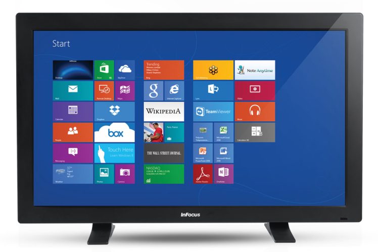 InFocus launches BigTouch 55in interactive flat panel display with ...