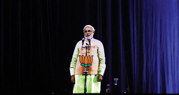 3D holographic projection creates digital doubles in India | AV Magazine