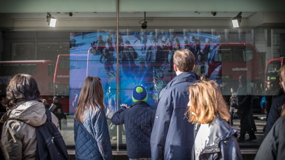 John Lewis installs interactive screen as part of Smart TV promo campaign