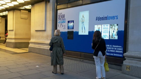 Selfridges uses BrightSign digital signage players for Denim Studio ...