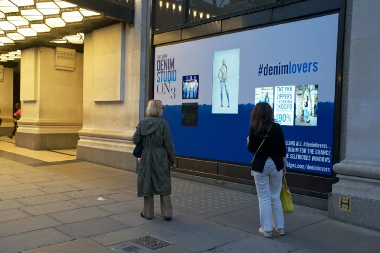 Selfridges uses BrightSign digital signage players for Denim Studio ...