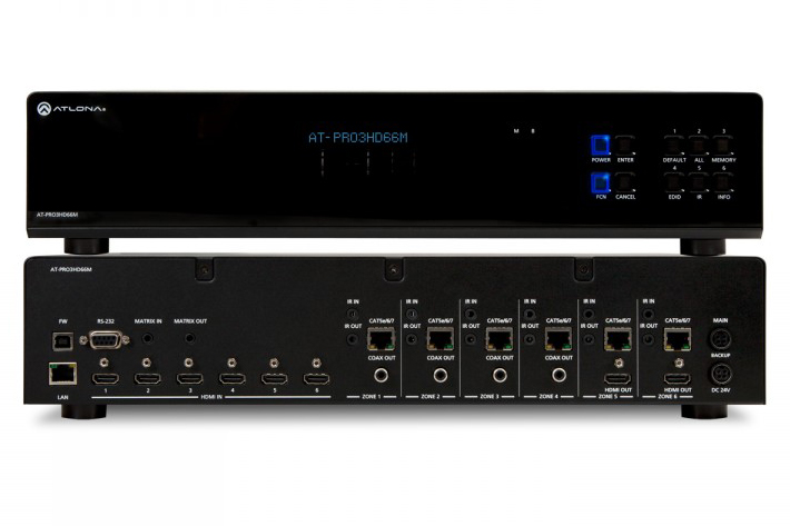 Atlona now shipping 6x6 HDMI to HDBaseT matrix switcher | AV Magazine
