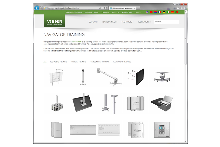 Vision launches Navigator training | AV Magazine