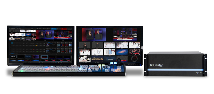 NewTek shows live streaming, multi-camera production and replay / slo ...