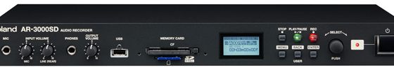 Roland Systems Group expands audio recorder line-up with the AR-3000SD