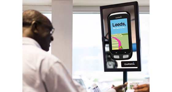 Amscreen and Garmin partner for cycling event