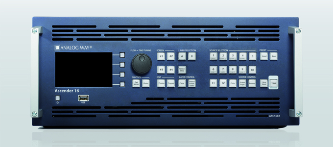 Analog Way to unveil Ascender 16 at ISE | AV Magazine