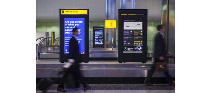 Clever screens at Heathrow | AV Magazine
