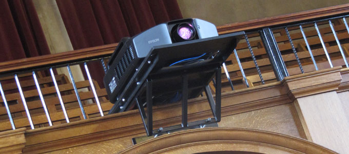 Bangor installs 10,000 lumen projector in Grade-1 listed lecture hall ...