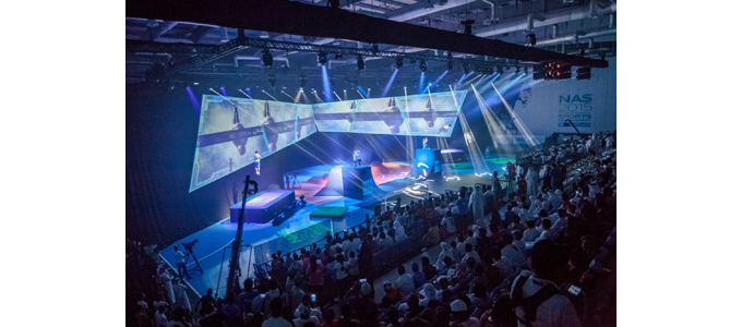 Multi-screen video at Dubai opener | AV Magazine
