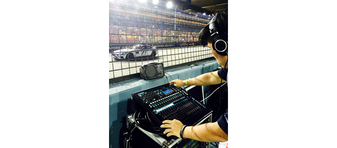 QU-16 manages live and broadcast audio at Singapore Grand Prix | AV ...