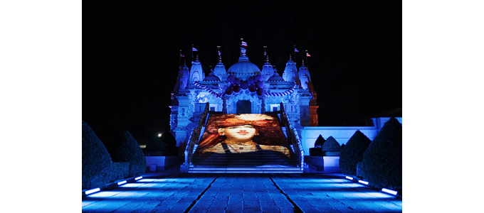 Projection mapping the Neasden Temple | AV Magazine