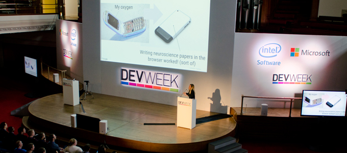 White Light supports DevWeek Conference at Central Hall Westminster | AV Magazine