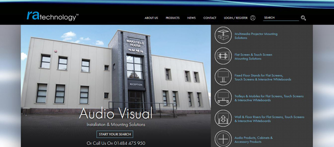New look website for Ra technology | AV Magazine