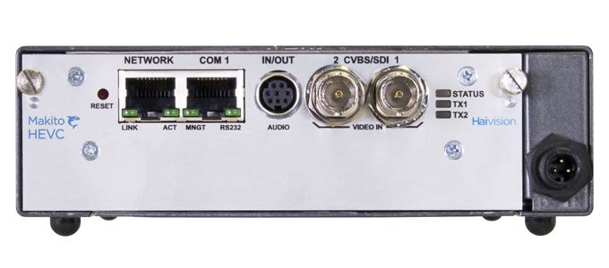 Haivision's compact, low latency dual-channel HEVC video encoder | AV ...