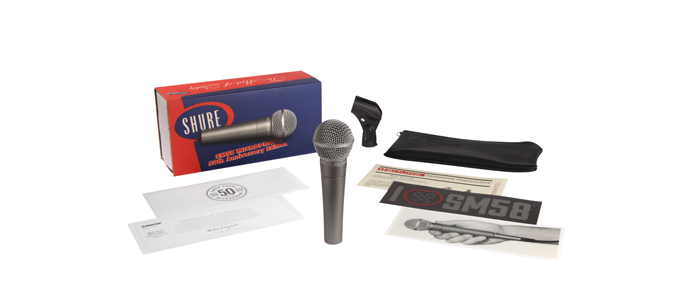 Shure celebrates 50th anniversary of SM58 microphone | AV Magazine