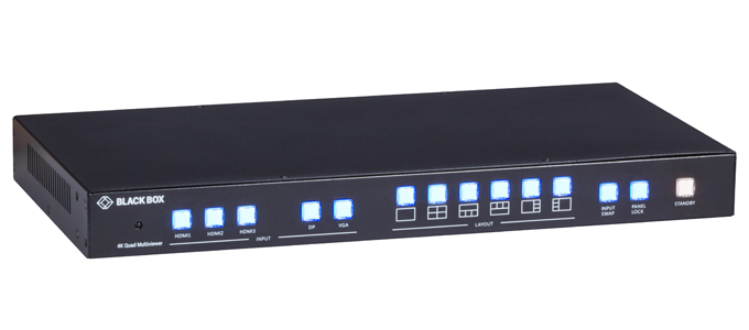 Black Box launches 4K Quad Multiviewer | AV Magazine